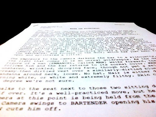 SCRIPT GODS MUST DIE: Screenplay Format - The Not So Sexy Science