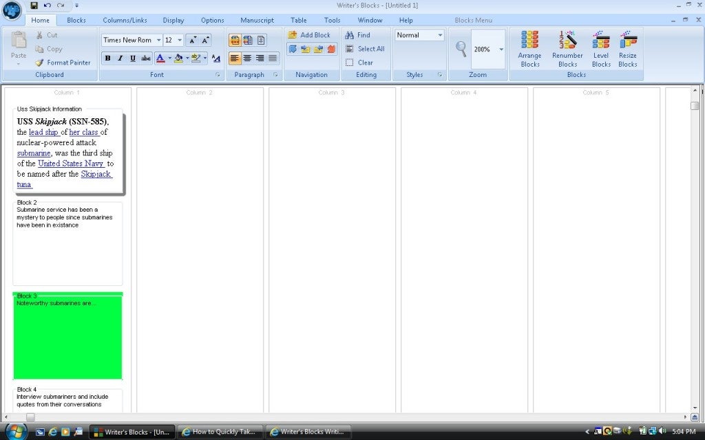 Screenwriting Product Review: Writer's Blocks 4 Software - Script Magazine