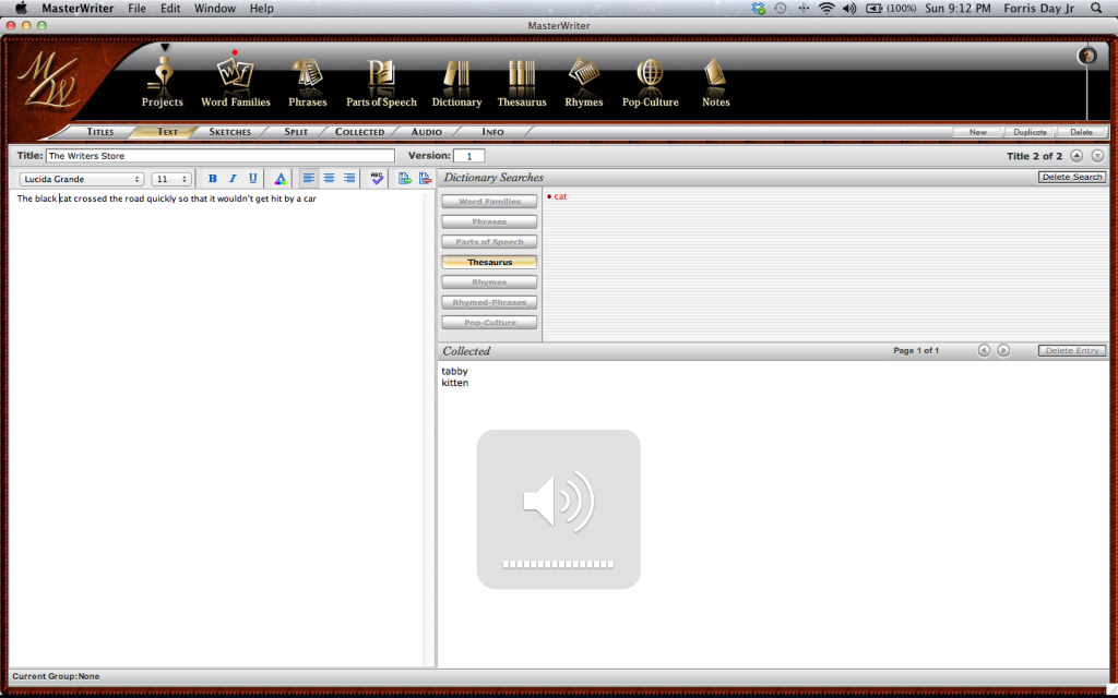 Screenwriting Product Review: MasterWriter 2.0 Software Review